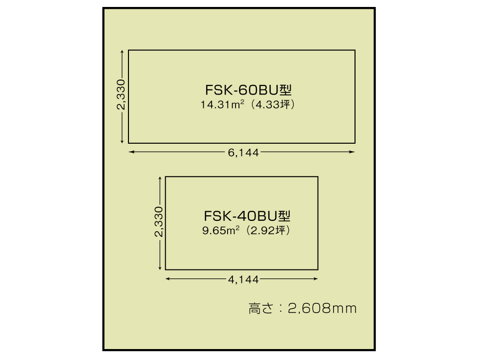 防火対応型倉庫 FSK-40型｜備蓄倉庫・防災倉庫や資機材なら【星野総合商事株式会社】
